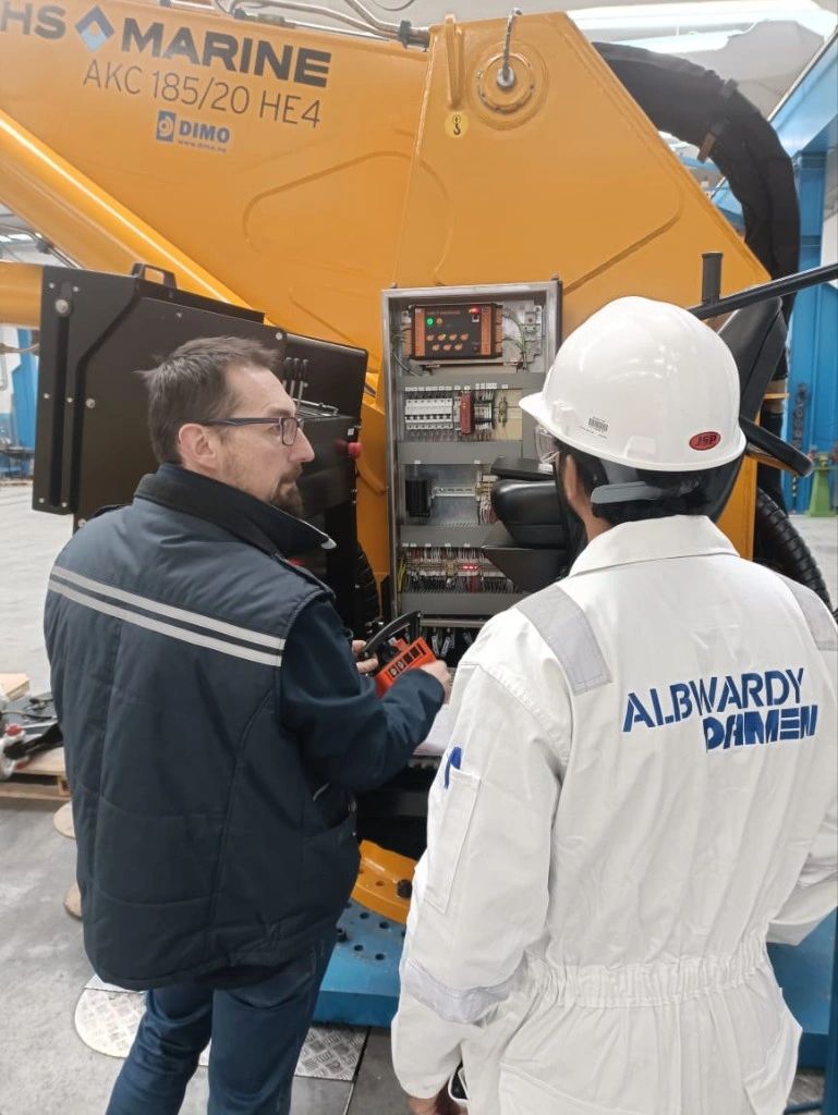 MARINE CRANE COMMISSIONING & SERVICE TRAINING IN HS.MARINE - HS.MARINE ...